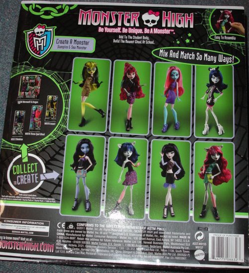 Monster High Crazy: Create a monster