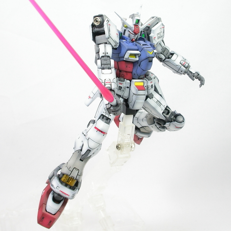 GUNDAM GUY: RG 1/144 GP01 Gundam 'Zephyranthes' - Painted Build