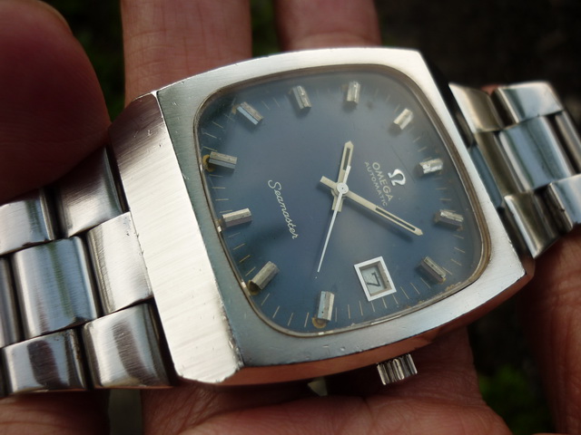 JAM OTAI. VINTAGE WATCHES: BIG SIZE OMEGA SEAMASTER SQUARE..SOLD