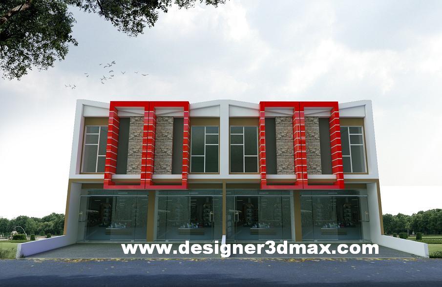 JASA DESAIN 3D INTERIOR GAMBAR EKSTERIOR: Desain Exterior Tampak Depan ...