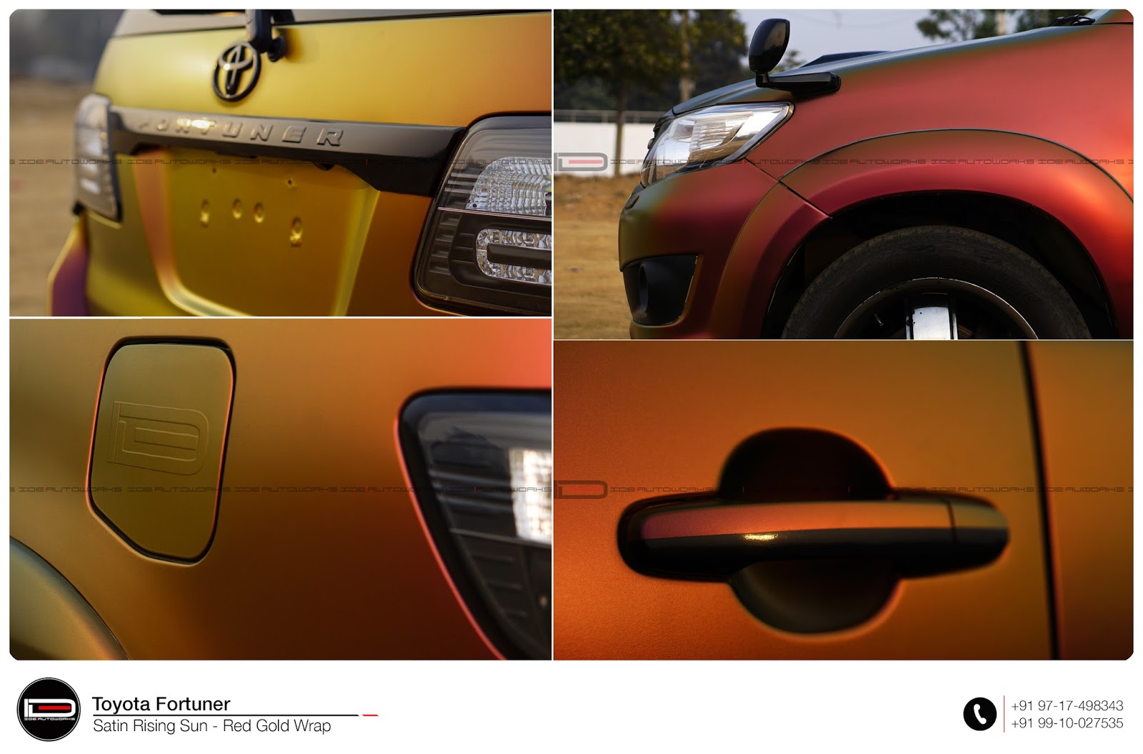 Toyota Fortuner - Color Flow Wrap | IDE Autoworks