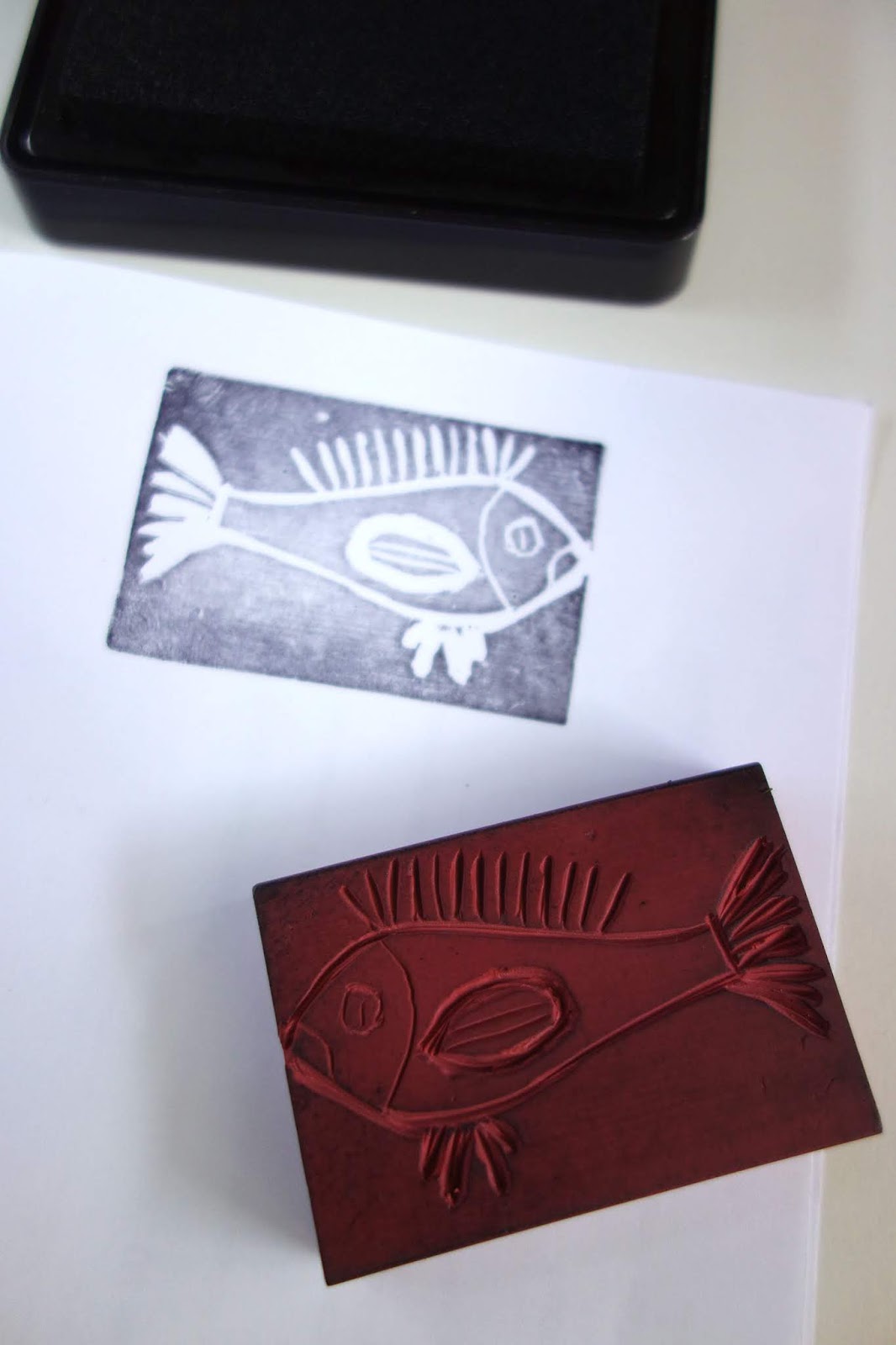 blah to TADA!: Let's Make Some Stamps