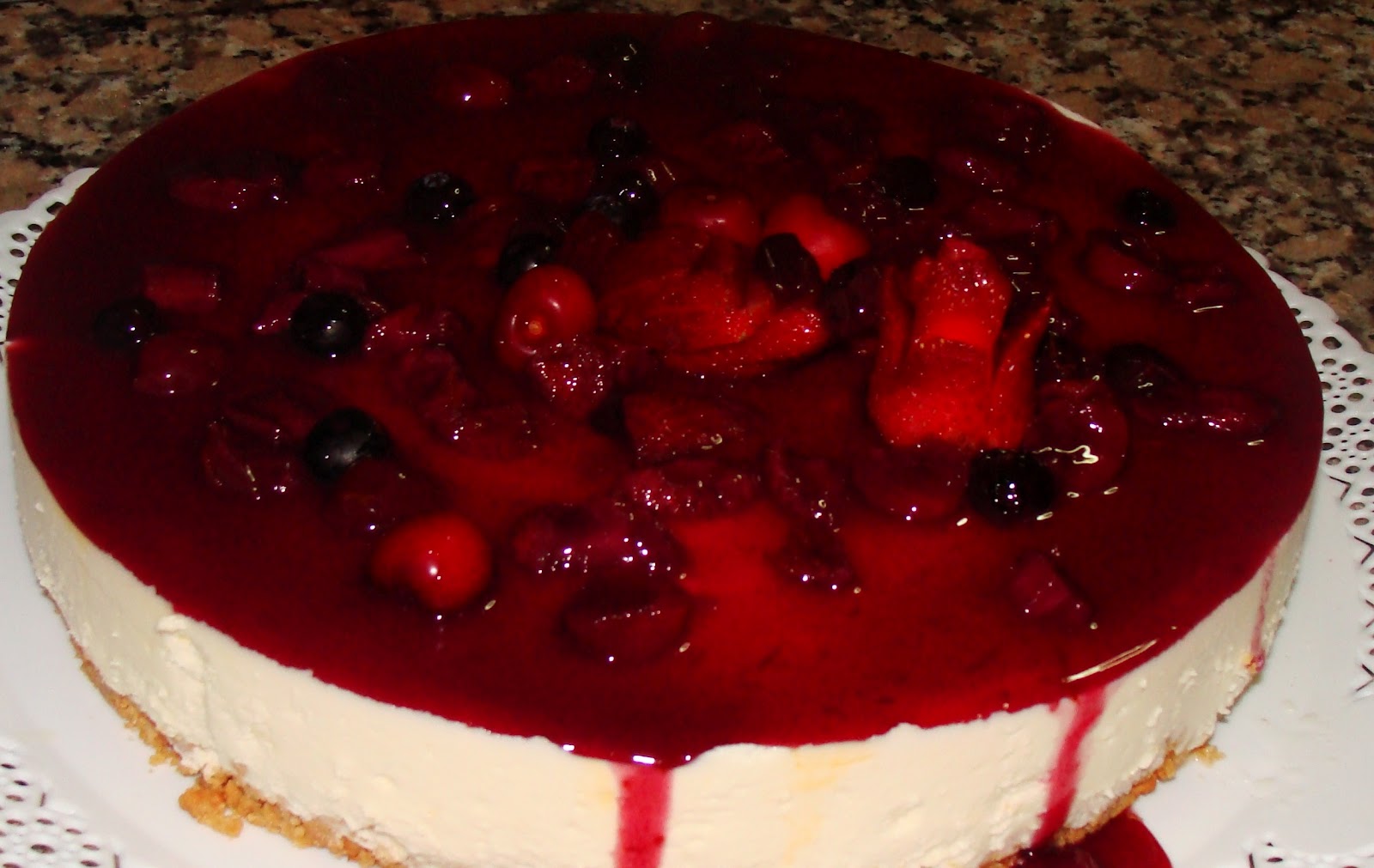 Happy Muffins & Cookies : CHEESECAKE DE FRUTOS ROJOS