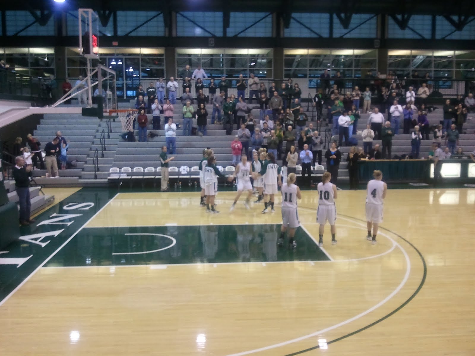 Mr. Curry's Weekly Blog: Watching a former student @ Shirk Center