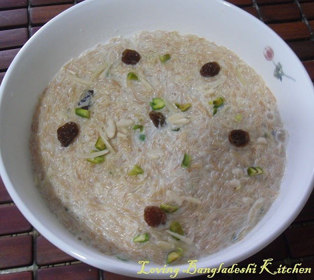 Loving Bangladeshi Kitchen(রান্নাঘর): Sweet vermicelli with Milk (দুধ ...