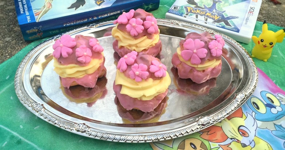 Fiction-Food Café: Supreme Spring Poké Puffs from Pokémon X & Y
