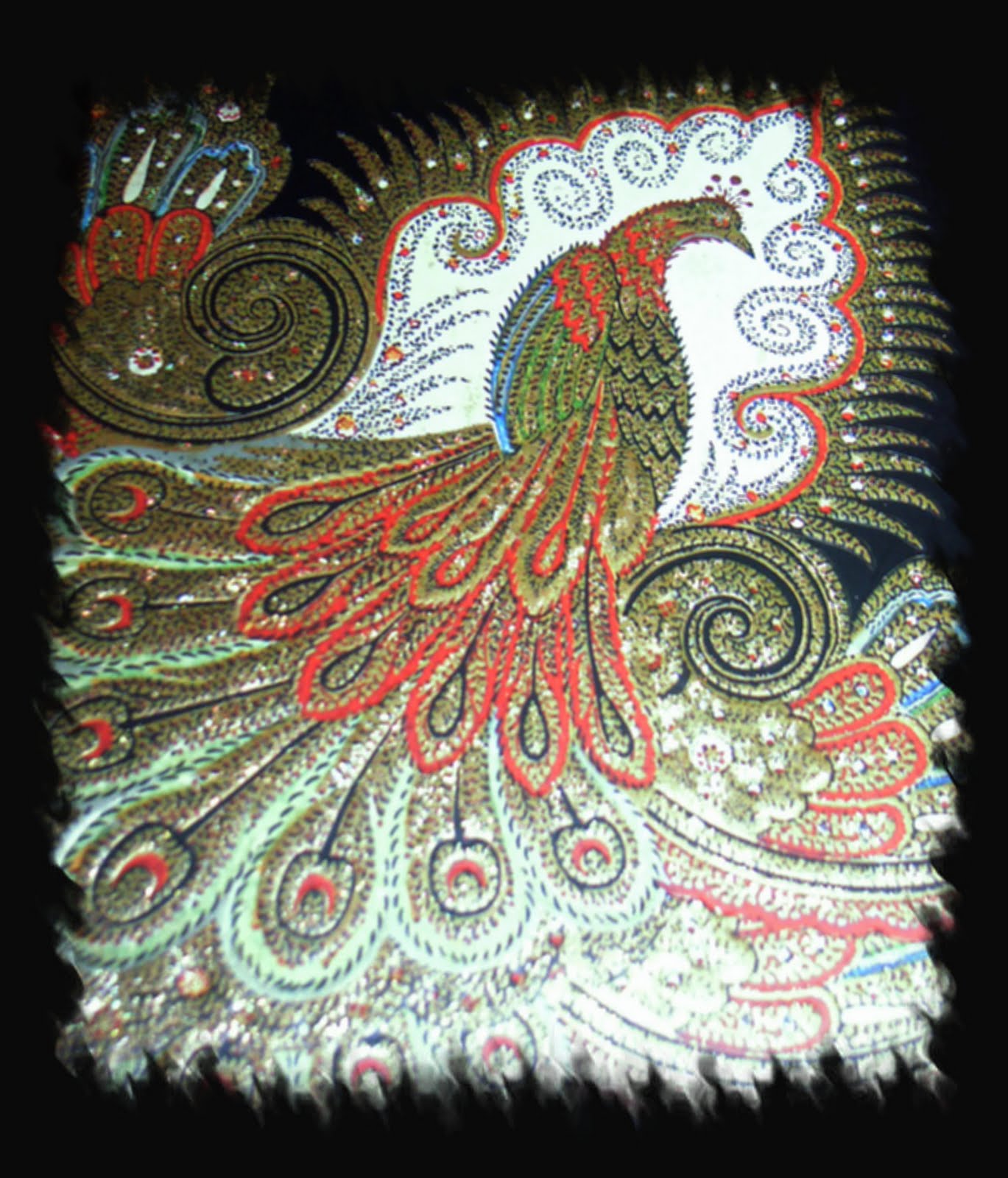 Ghasal's Kreativblog: Der Pfau .....