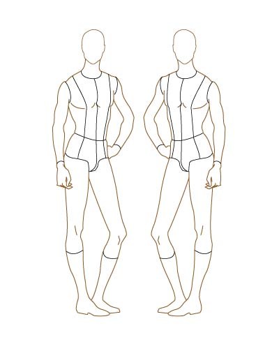 Croquis fashion: corpo de croqui