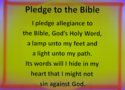 THE REVELATION OF JESUS CHRIST: PLEDGE OF ALLEGIANCE