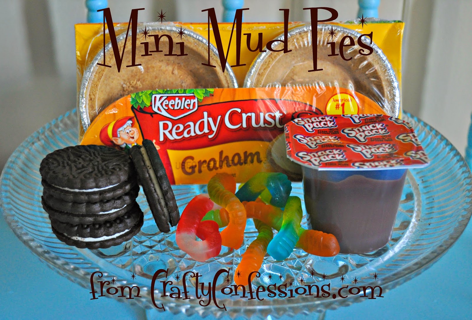 Crafty Confessions of a Brainy Mom: Mini Mud Pies On the Go