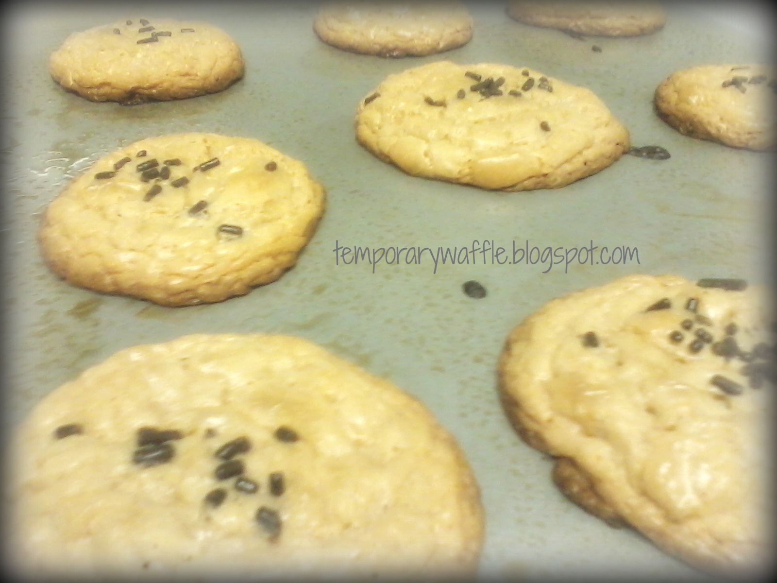 Temporary Waffle: 4 Ingredient Cookies + Recipe