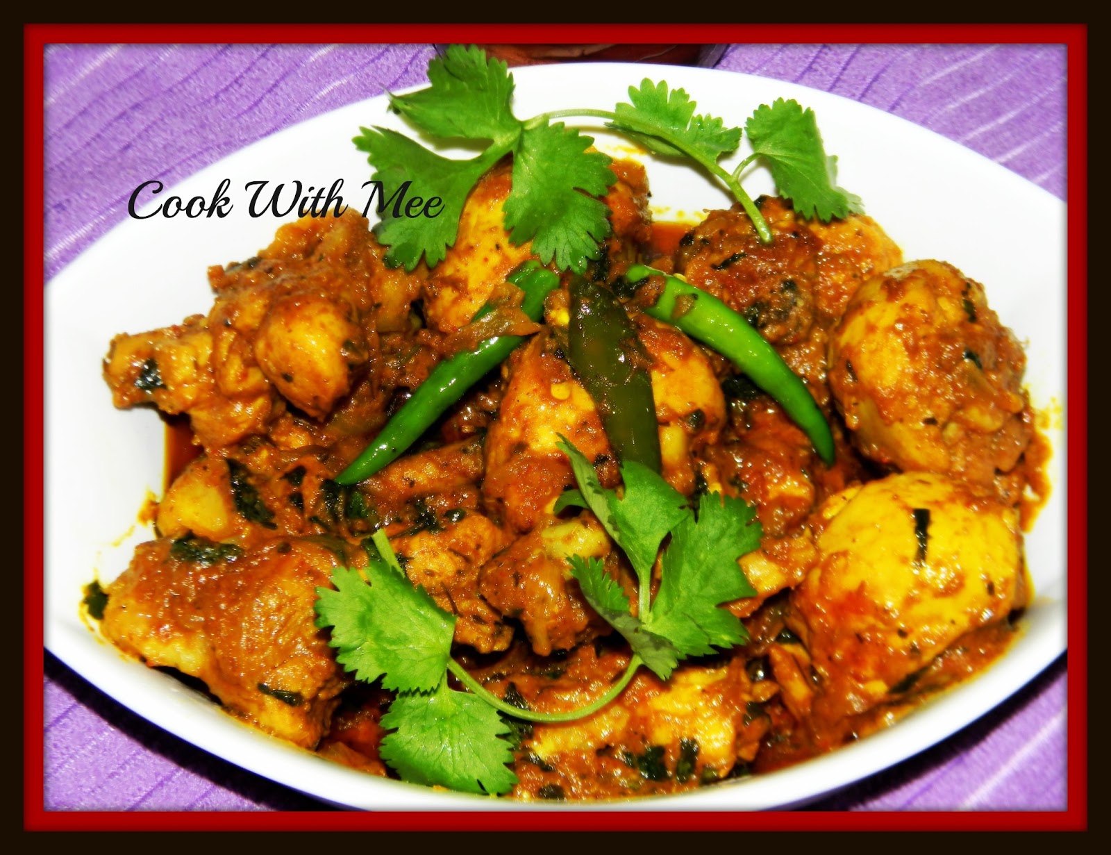 Cook With Poulamee: Spicy Chicken Kosa