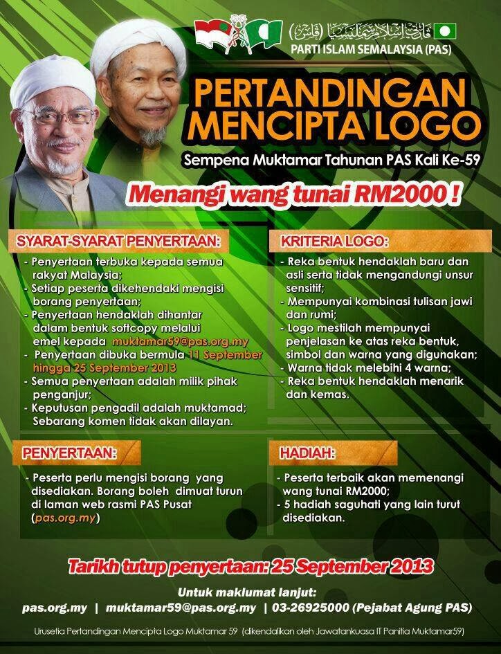 Pertandingan mencipta logo ~ Dewan Muslimat PAS Negeri Terengganu