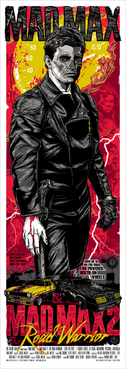 The Geeky Nerfherder: Movie Poster Art: Mad Max Trilogy (1979-1985)