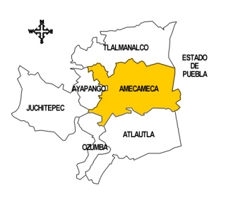Amecameca de Juárez: Ubicación
