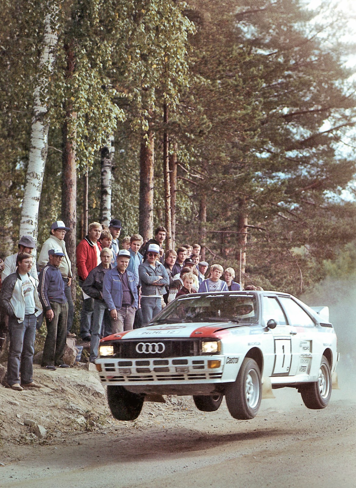 Very Joe & Bullish: Love this vintage rally photo of the Audi Quattro ...