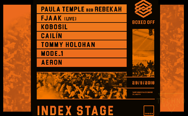 "INDEX" announced Berghain resident and a huge lineup at Boxed Off ...