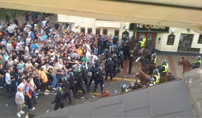 Grupos radicales futbol: Hooligans Inglaterra