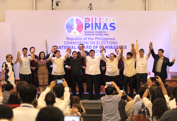 Comelec proclaims winners of 2016 Senatorial elections, party-lists