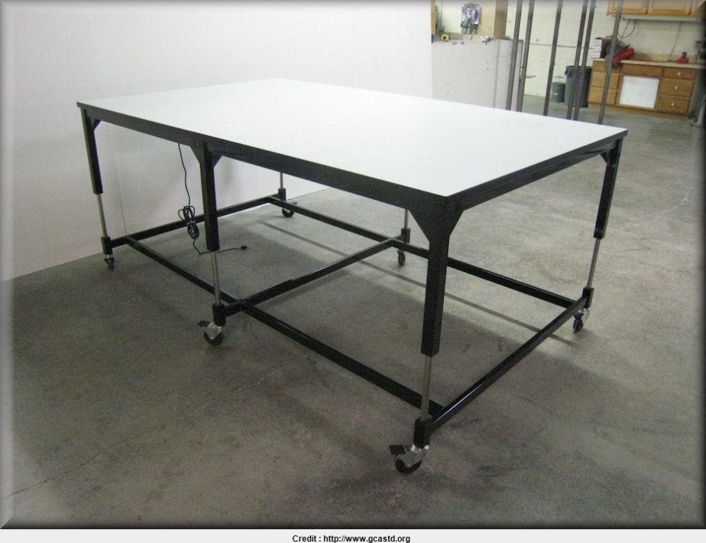 Adjustable Height Work Tables