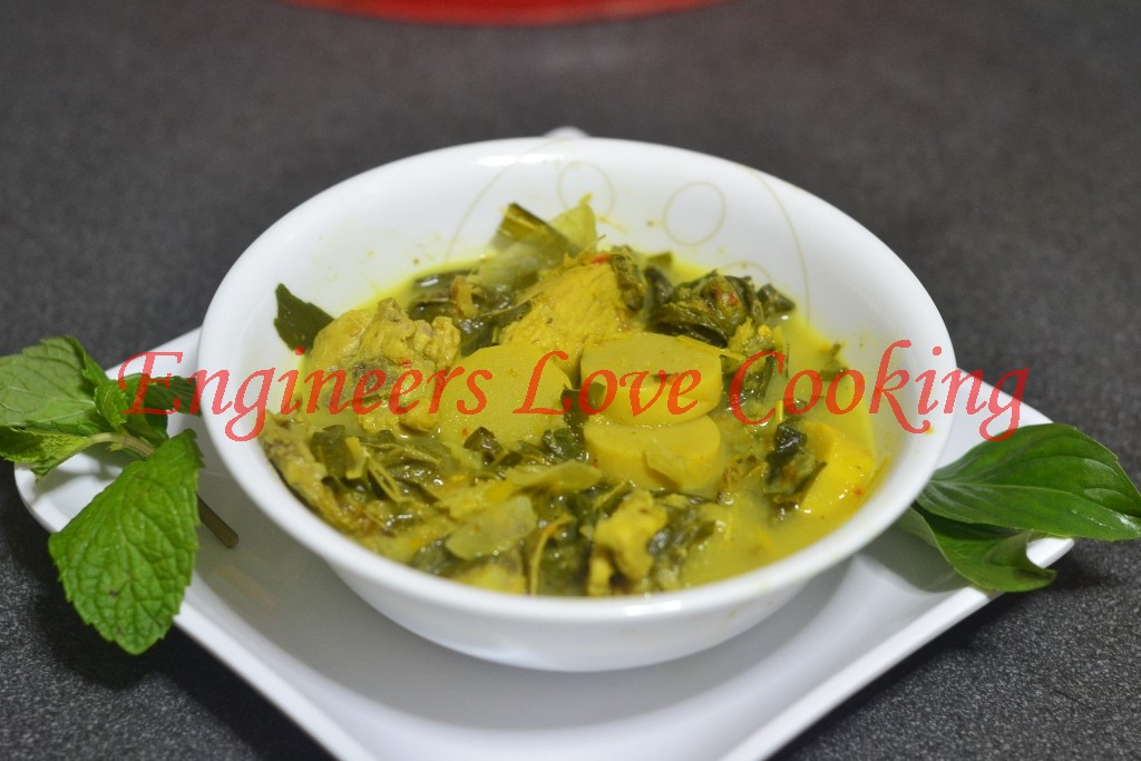 Engineers Love Cooking: MASAK LEMAK CILI PADI AYAM PUCUK UBI DAN REBUNG ...