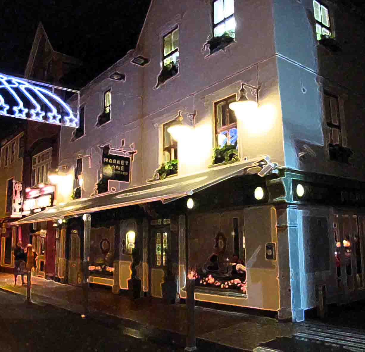 BUSY BUZZ IN MARKET LANE