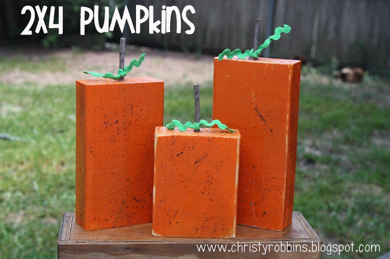 Christy Robbins: 2x4 Pumpkins