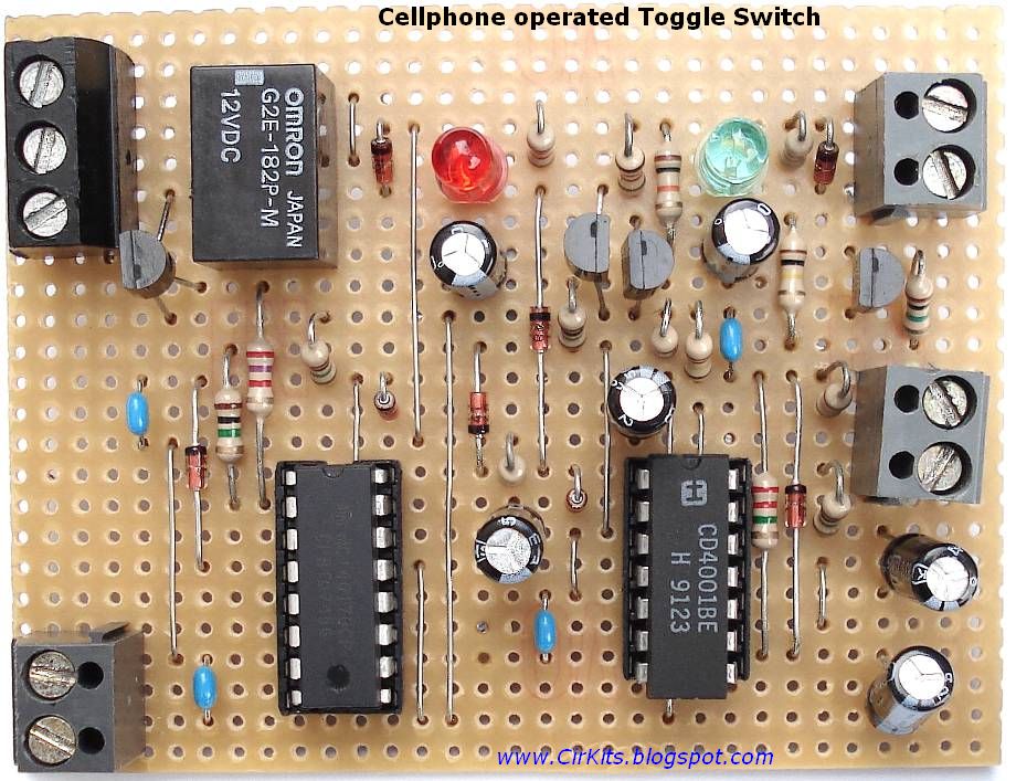 Cellphone Operated Toggle Switch - EveryDay Electronics