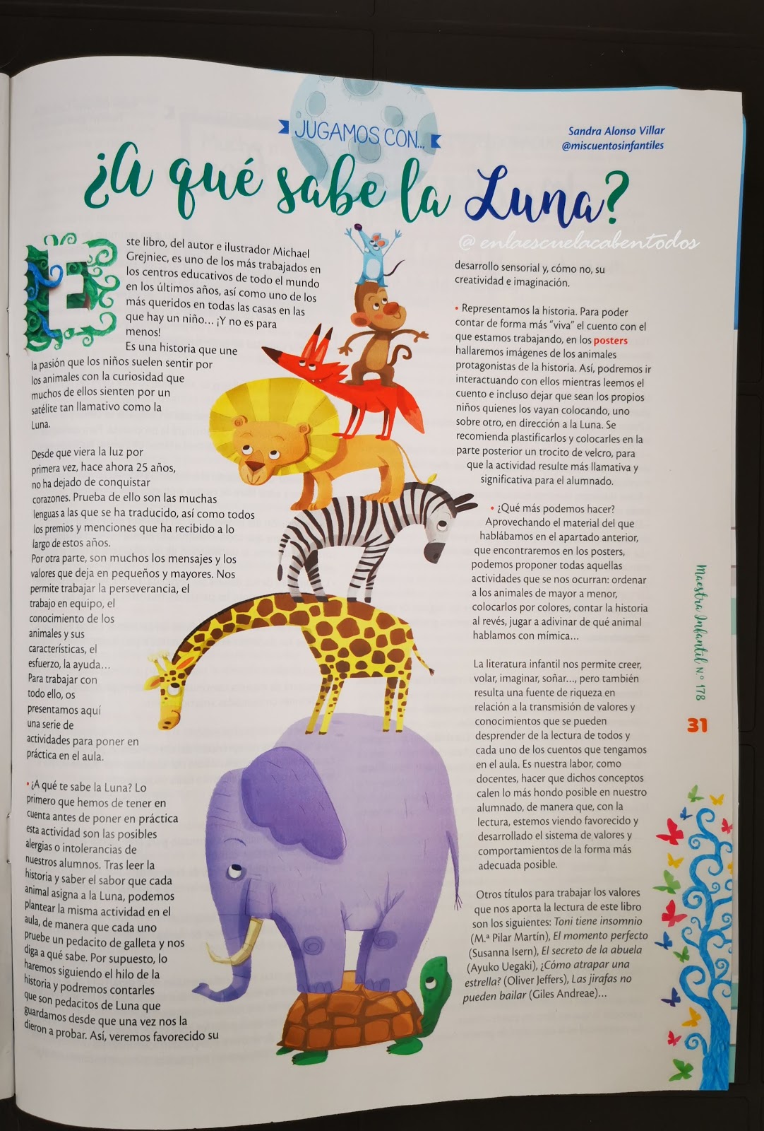 EN LA ESCUELA CABEN TOD@S: ¿A qué sabe la luna?