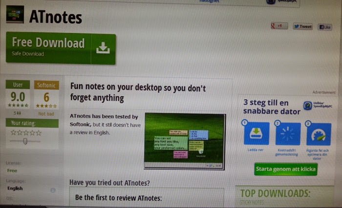 Skrivarbloggen Kim M. Kimselius: Har du testat ATnotes? Gula lappar på ...