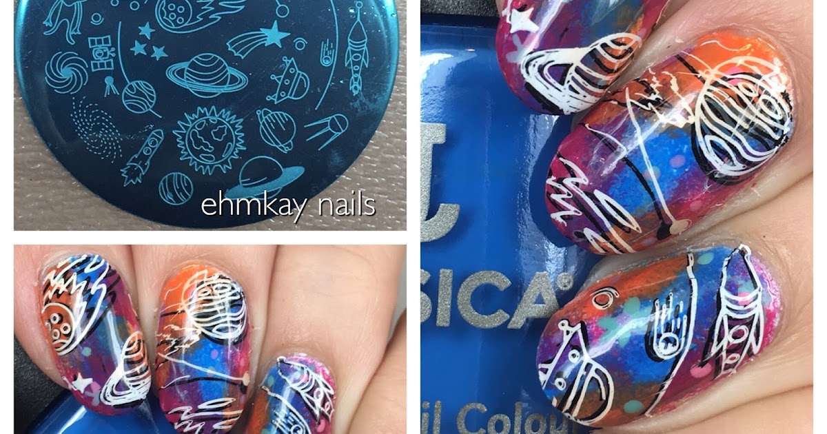 ehmkay nails: Jessica Cosmetic Gypsy Spirit Galaxy Nails with Born ...