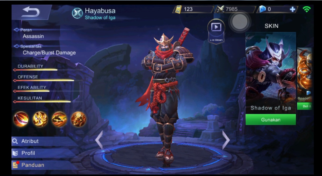 Guide Dan Build Item Hayabusa Terbaik Mobile Legends . Kuasai Bayangan ...
