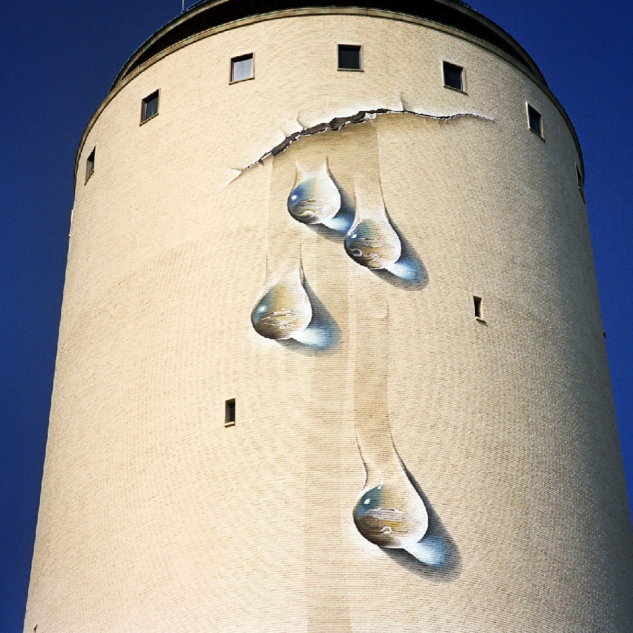 GRAFFITI COLLECTION IDEAS: 3D Graffiti Water Drops In The Lighthouse