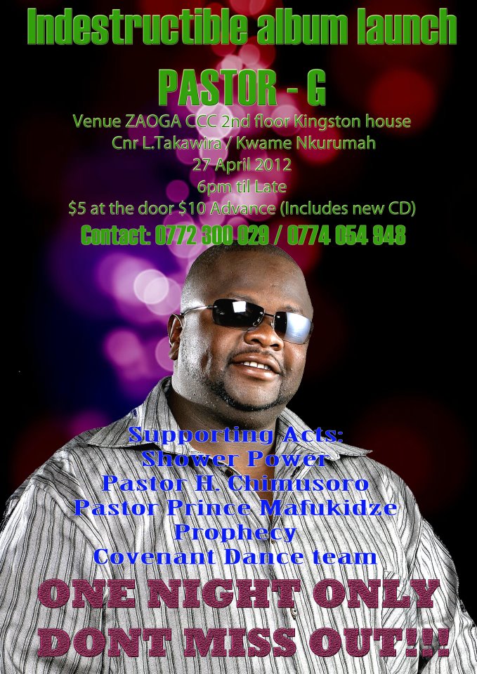 Entertainment News: Pastor G launches new Album - Indistructible