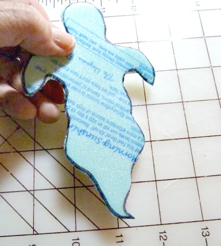 Make it easy crafts: Simple to make glow in the dark ghost magnet