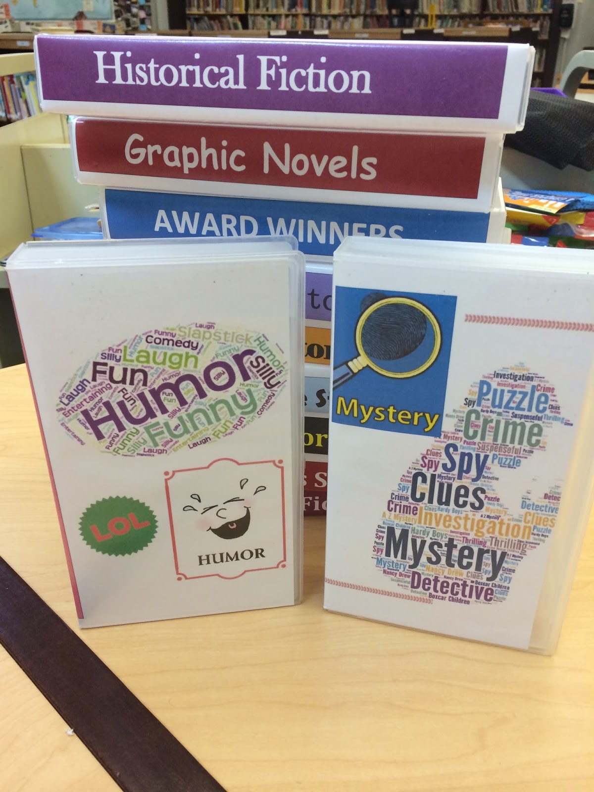 Project Genre-fy the Fiction Section - New Signage