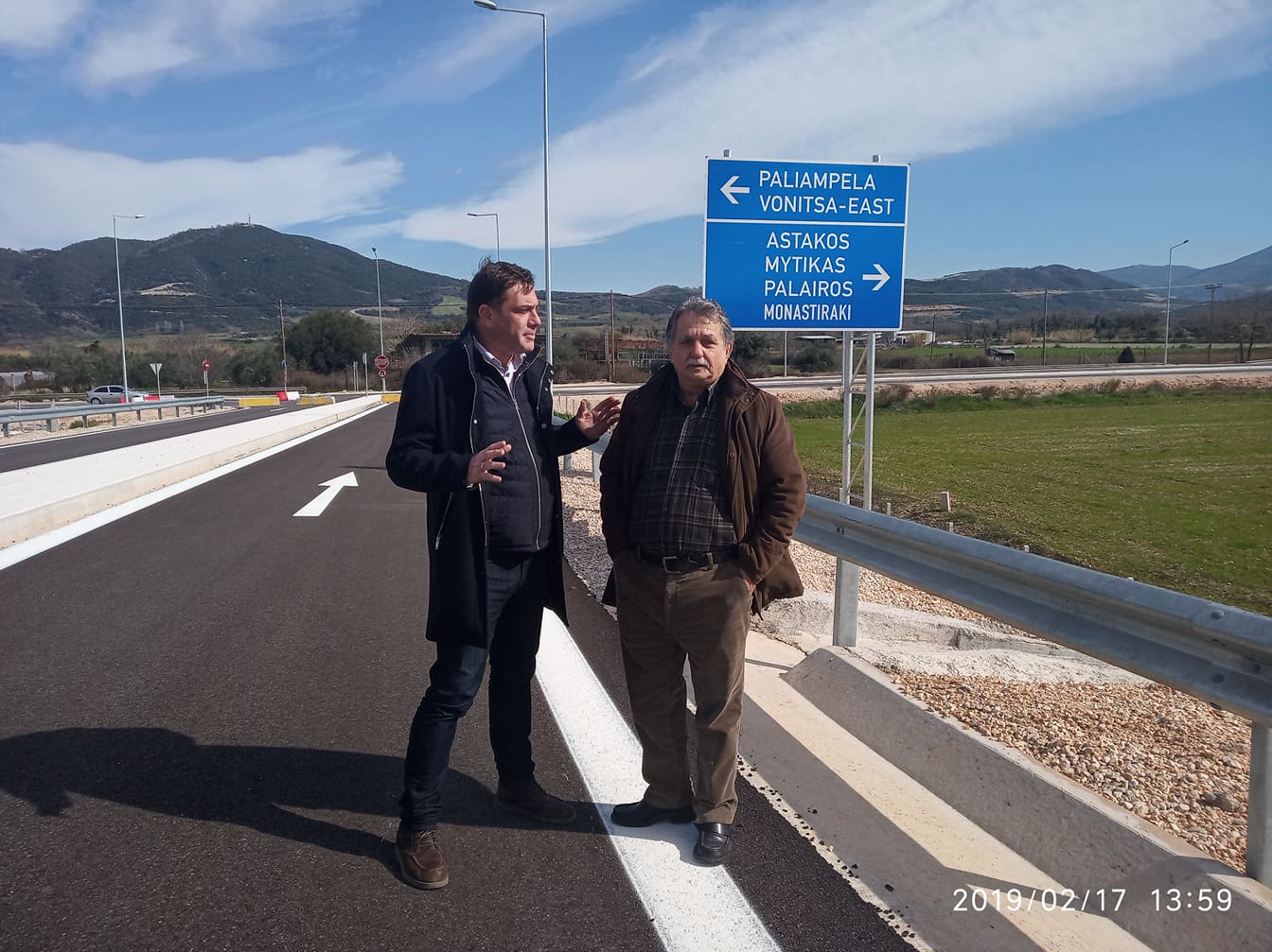 ΝΩΝΤΑΣ ΝΙΚΑΚΗΣ: Επίσκεψη του Βασίλη Φεύγα στον αυτοκινητόδρομο ΑΚΤΙΟ ...
