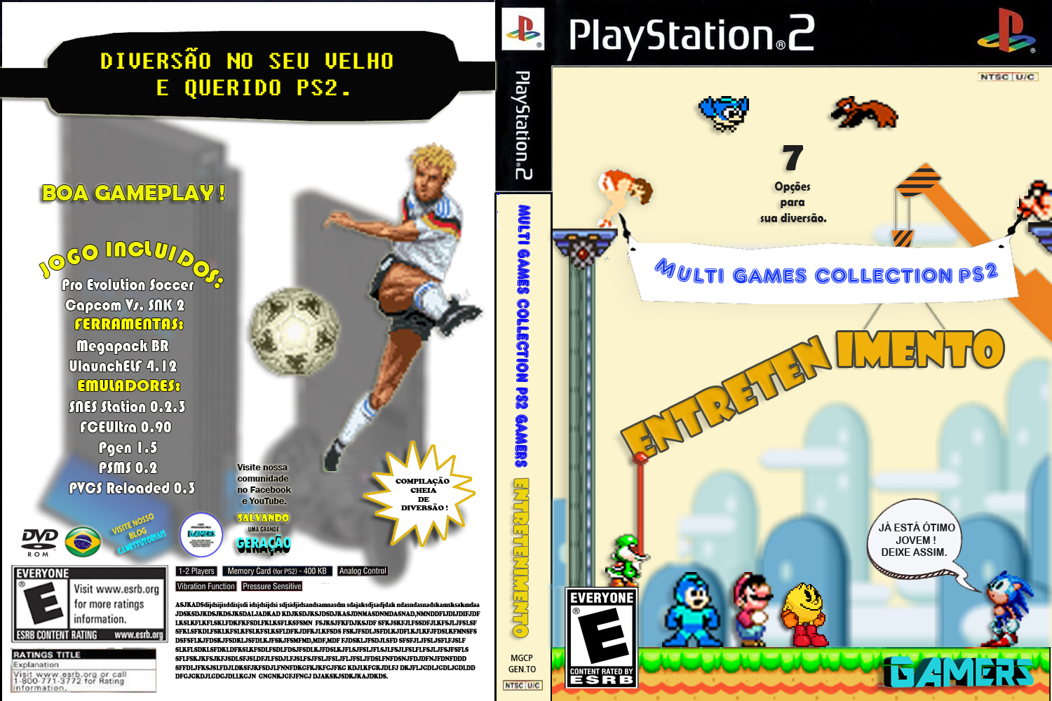 Multi Games Collection PS2 Gamers - Entretenimento. ~ Gamestutoriais