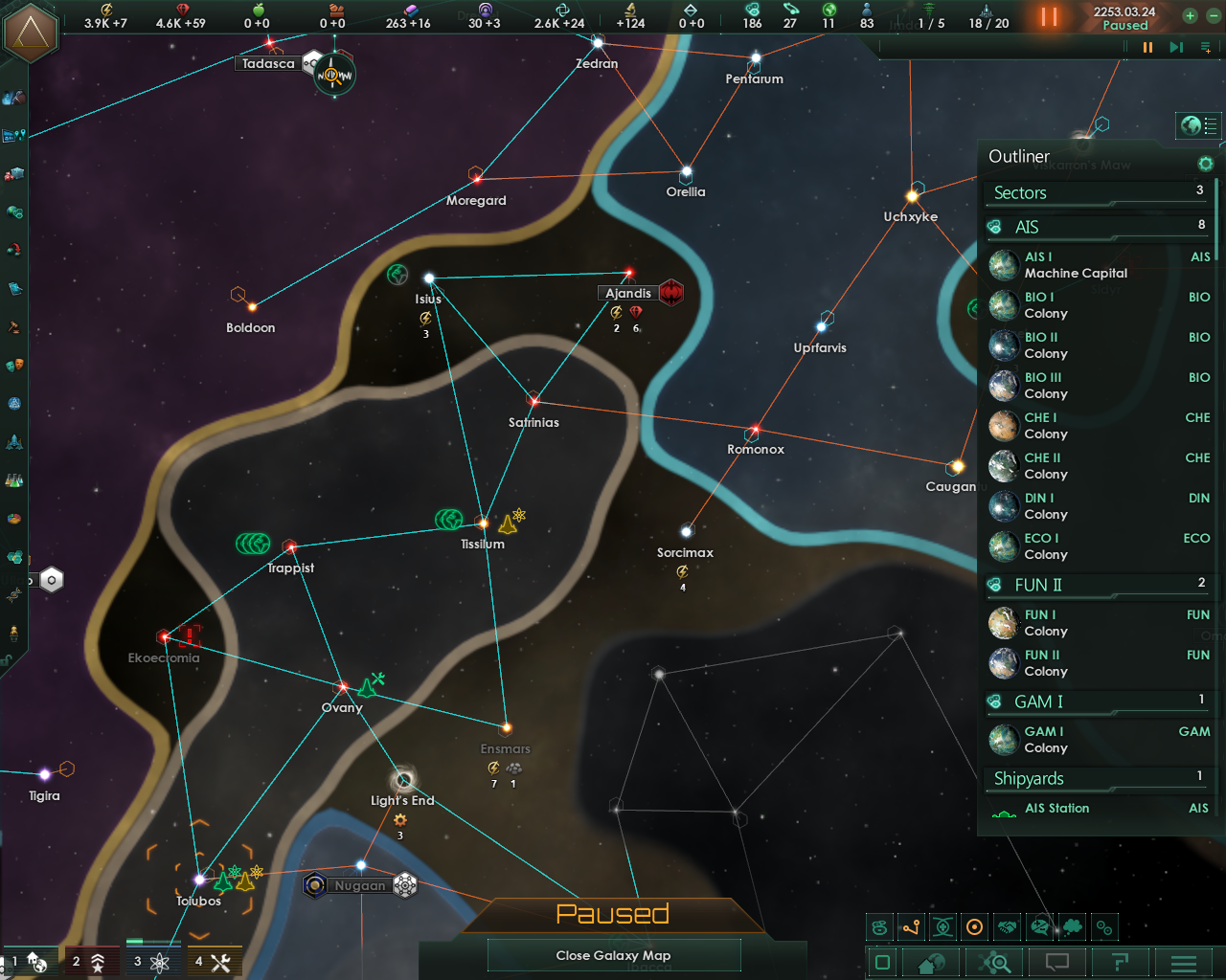 The Best Games Ever: Galaxy Map | Stellaris: MegaCorp