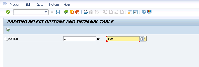 Sap Tech Local Class Passing Parameters Select Options And Internal Table To Methods
