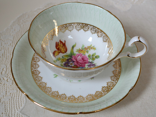 Artful Affirmations: Tea Cup Tuesday-Mint Blue
