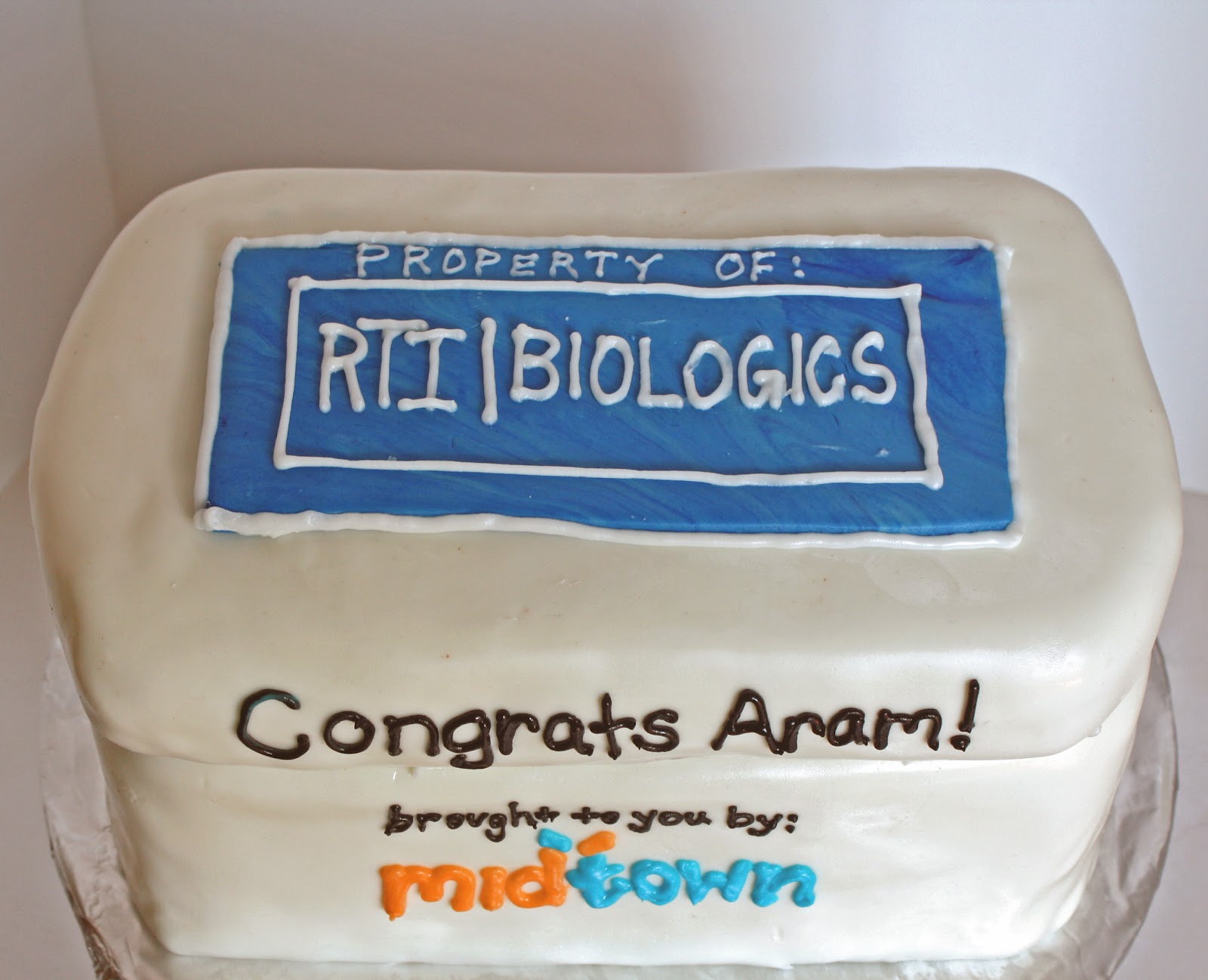 SAB Cakes!: New Job Human Tissue Transplant Cake
