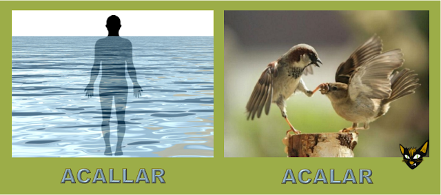 Zarampagalegando: Parellas imposibles. Acalar/Acallar