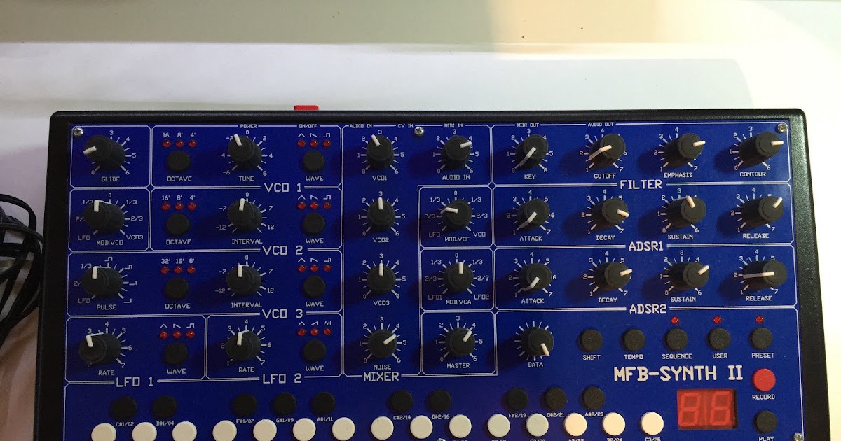 MATRIXSYNTH: MFB Synth II Analog synthesizer SN 05268