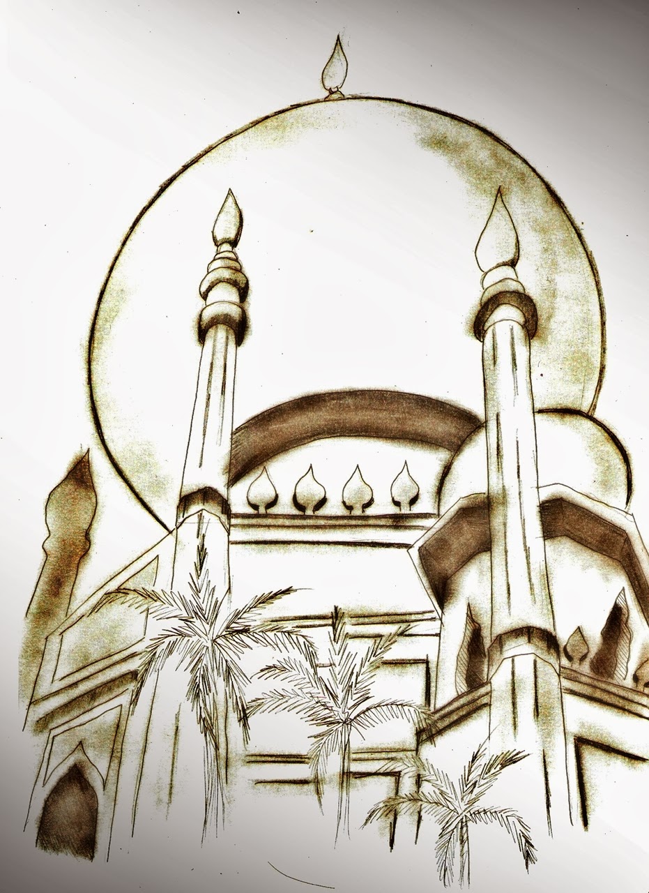 Inspirasi 23+ Gambar Lukisan Masjid
