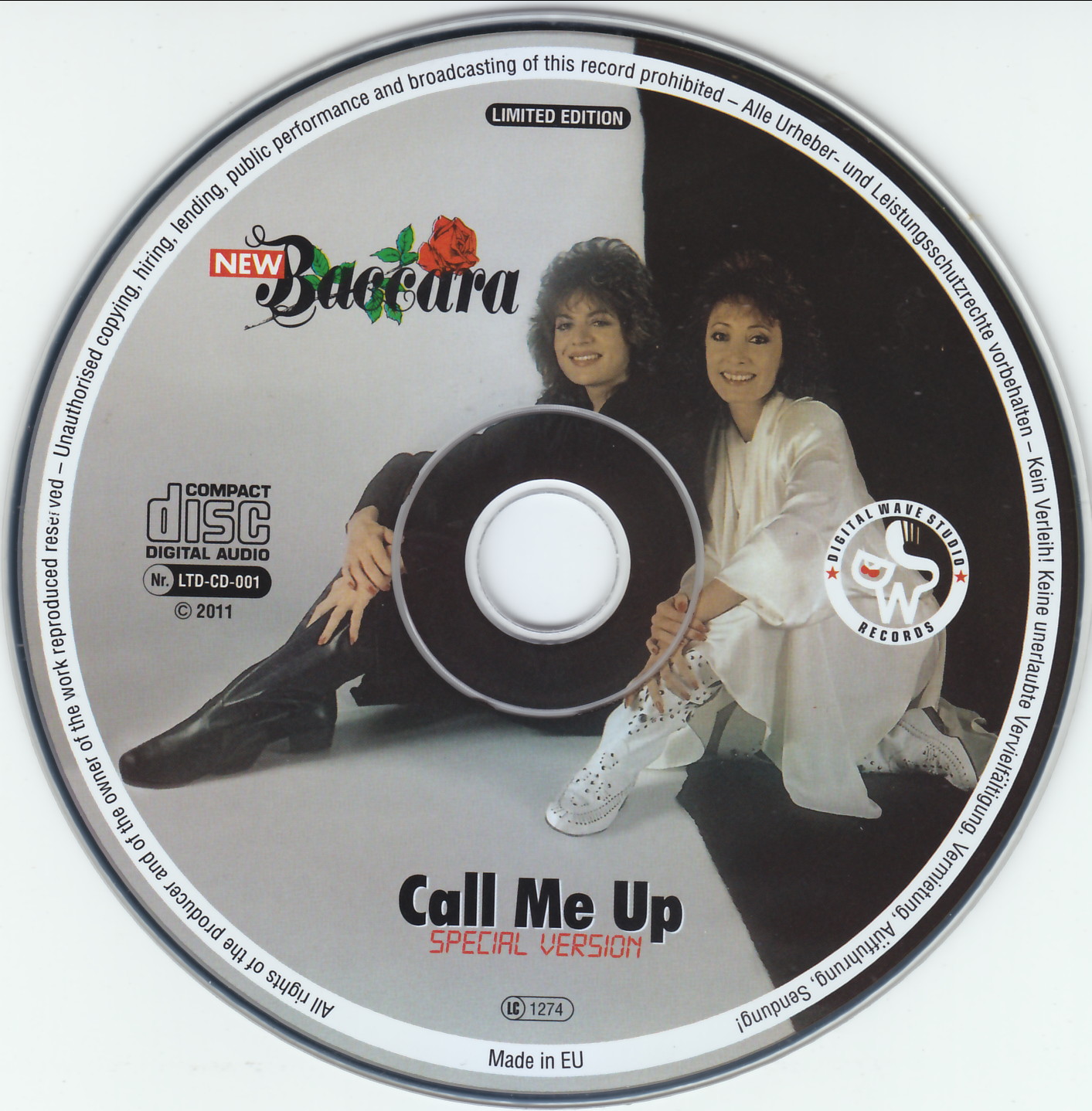 RETRO DISCO HI-NRG: NEW BACCARA - "Call Me Up - Special Version" (Album ...