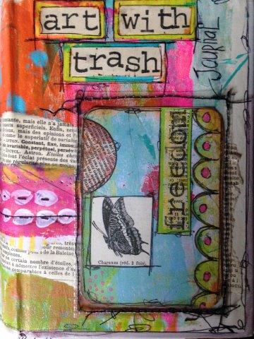 ans scrapblog: Art With trash Journal