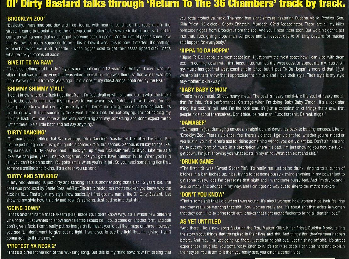 The Lost Tapes: ODB breaks down "Return to 36 Chambers"