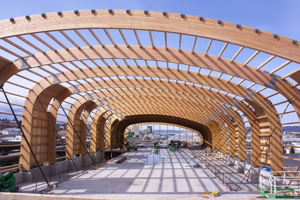 Laminated Wood Arch construction LeMay_Museum_Tocoma_Glulam_2011_003 ...