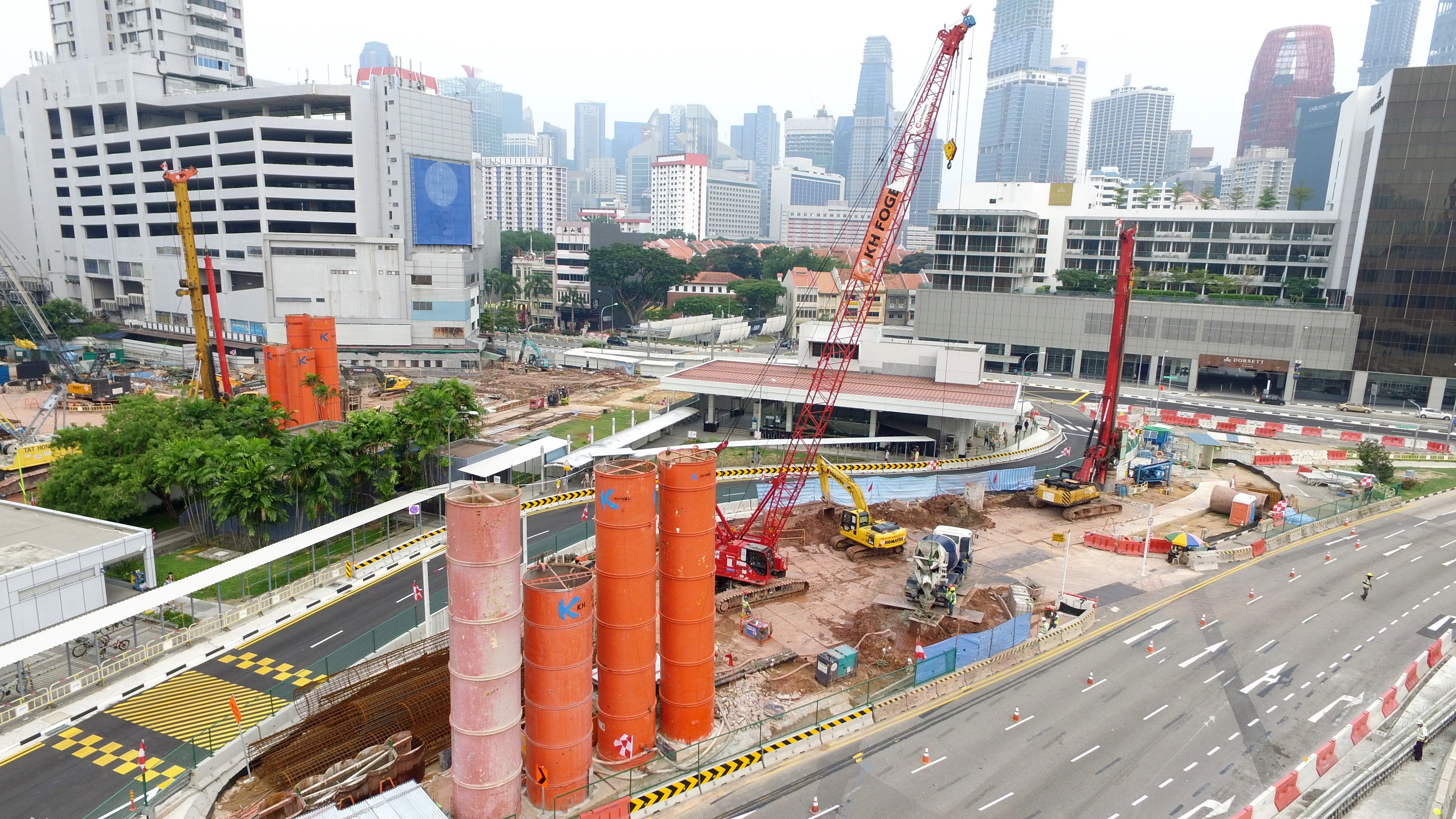 Thomson Line Construction: Outram Park Diverts